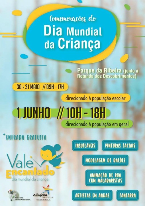 Agenda para 1 de junho - Albufeira Sempre