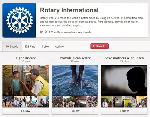 Acompanhe o Rotary no Pinterest - Rotary Club de Torres Vedras