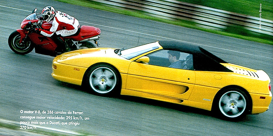 Mais um comparativo histórico: Ferrari vs Ducati, qual leva? - @Motite