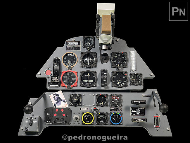 Messerschmitt Bf 109E Instrument Panel - Pedro Nogueira Photography