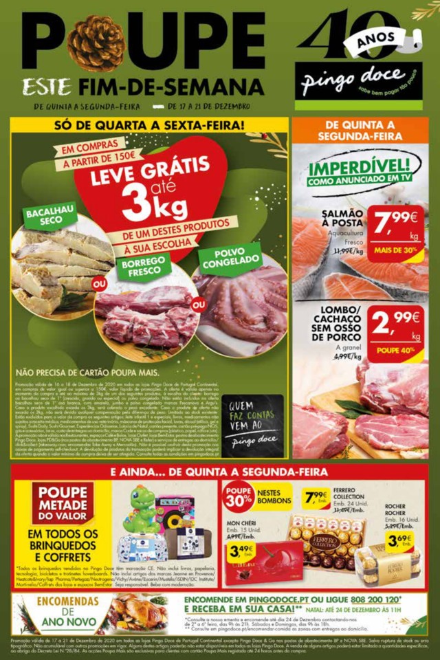 Antevisão Promoções Folheto Pingo Doce - de 17 a 21 Dezembro 2020 ... Antevisão Promoções Folheto Pingo Doce - de 17 a 21 Dezembro 2020 ...